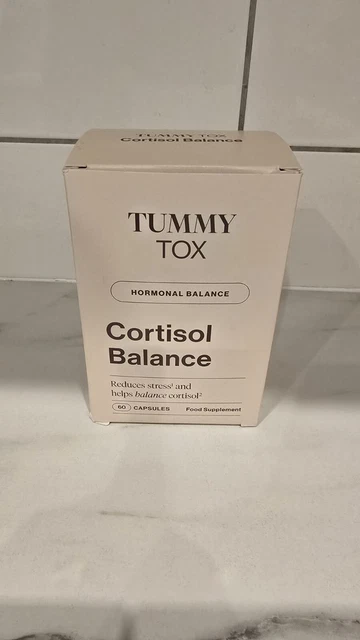 TUMMY TOX CORTISOL Balance Full Box 60 Capsules £15.00 - PicClick UK