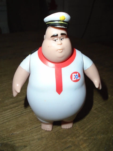 DISNEY PIXAR Wall - e Axiom captain B. Mc Crea figure 4 1/2 inches high ...