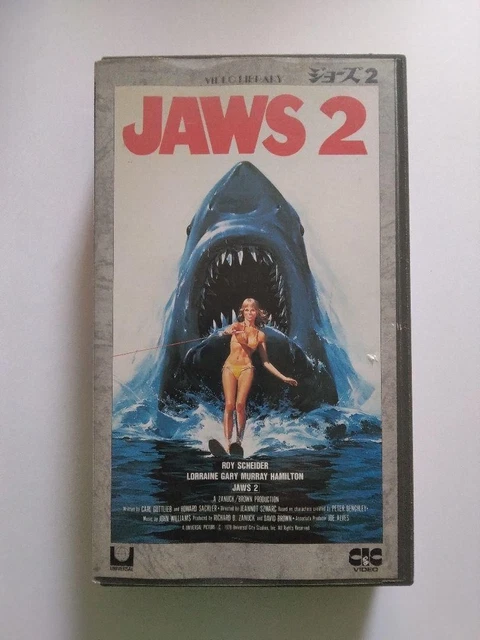 JAWS 2 VHS Videotape Japan Horror £60.83 - PicClick UK