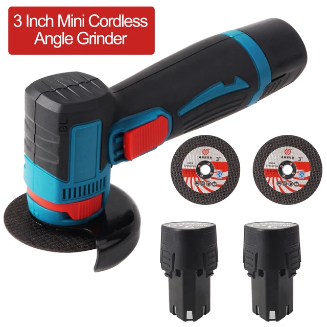 MINI ANGLE GRINDER Polishing Machine Brushless Cordless Metal Cutter W ...
