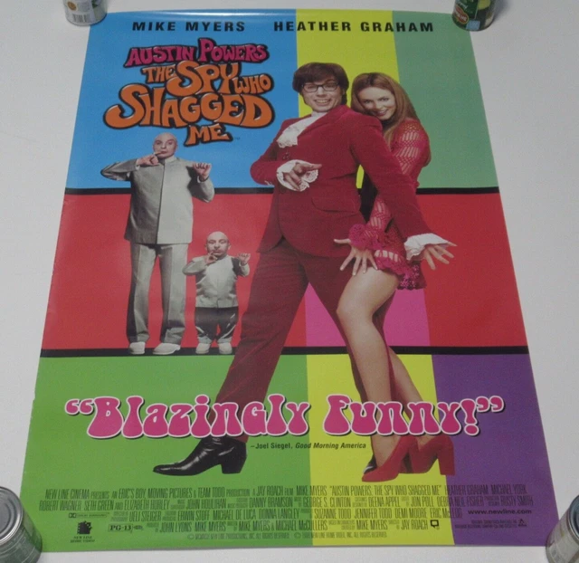 AUSTIN POWERS THE Spy Who Shagged Me (1999) Original Cinema Quad Film Poster £10.00 - PicClick UK