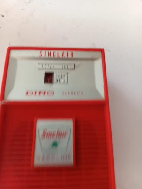 VINTAGE SINCLAIR GASOLINE Dino Gas Pump Transistor AM Radio.60s $15.00 ...