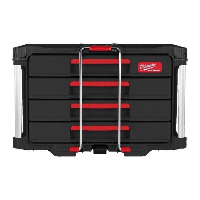 MILWAUKEE 4932493189 PACKOUT 4 Drawer Tool Box £225.00 - PicClick UK
