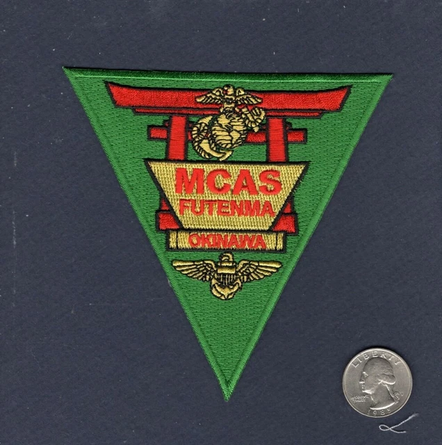 MCAS MARINE CORPS Air Station FUTENMA OKINAWA USMC Base Squadron Patch ...