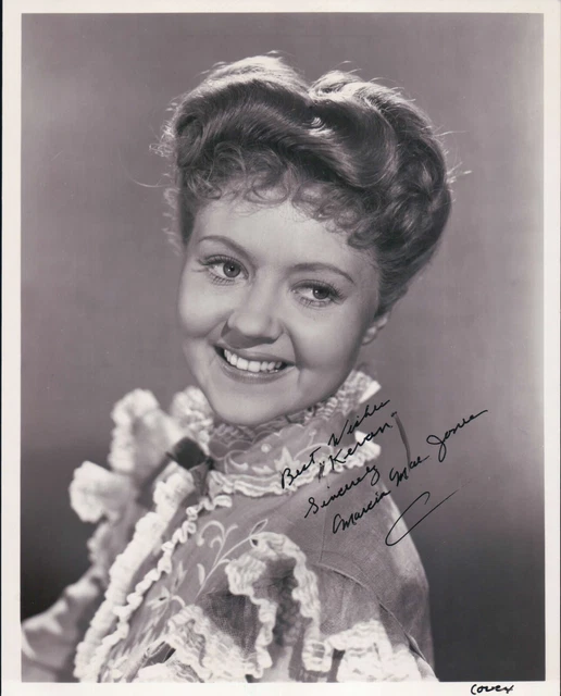 AUTOGRAFIADA 8X10 FOTO Marcia Mae Jones American Película Y Televisión ...