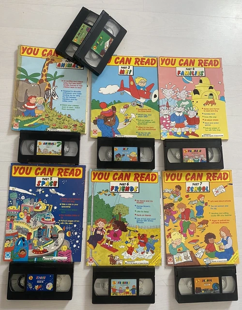 “YOU CAN READ' “Good Parent Ltd”- VHS Video & Books Job Lot No. 1,2,3,4 ...