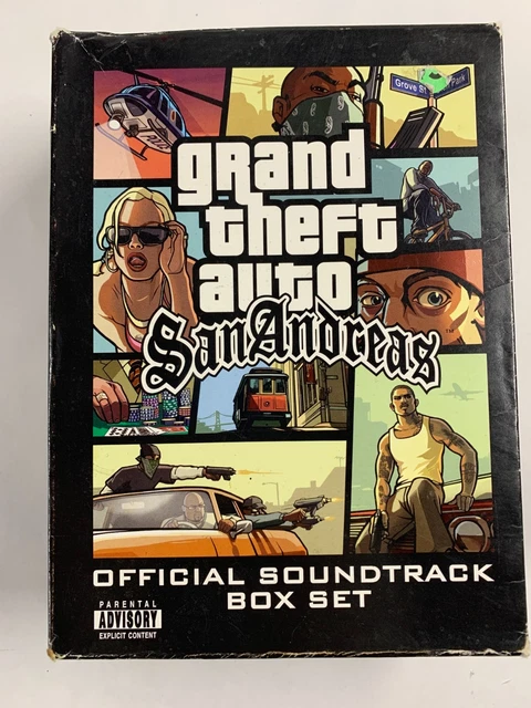 GRAND THEFT AUTO: San Andreas Official Soundtrack Box Set 2004 *Missing ...