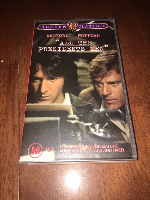 ALL THE PRESIDENTS Men - Dustin Hoffman, Robert Redford - Vhs Video $15.00 - PicClick AU