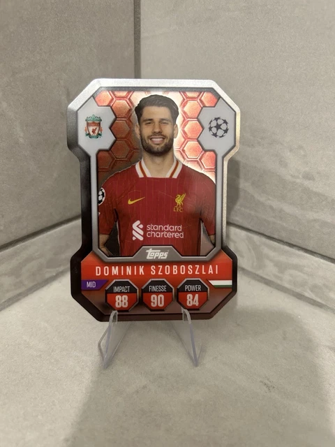 MATCH ATTAX 2024 2025 24/25 Chrome Shield Dominik Szoboszlai Liverpool ...