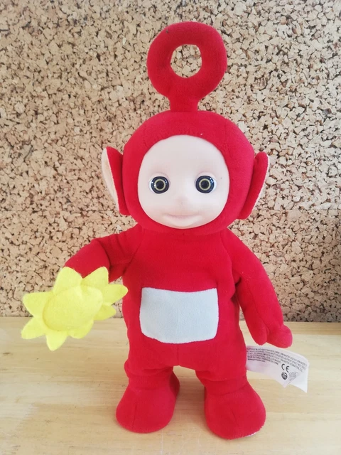 TELETUBBIES TALKING / Free Standing PO Soft Plush Toy holding sunflower ...