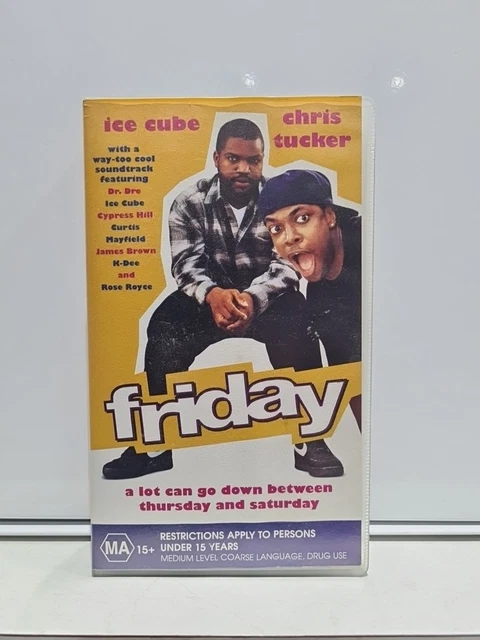 FRIDAY VHS 1995 Chris Tucker Ice Cube $55.00 - PicClick AU
