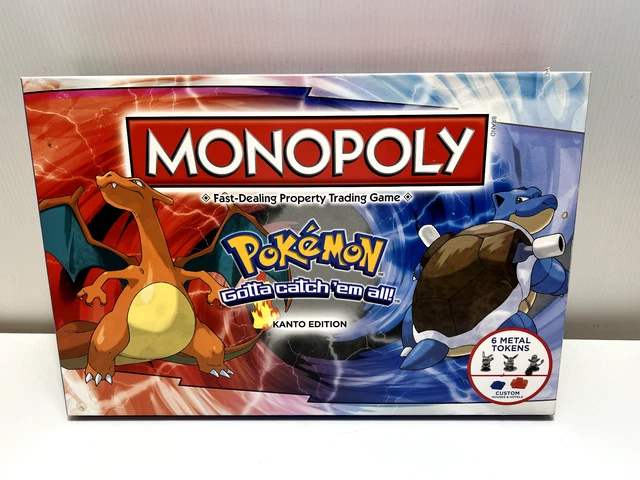 MONOPOLY POKEMON BOARD Game Gotta Catch'em All - Kanto Edition $39.95 ...