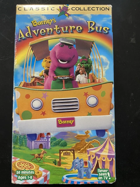 BARNEY’S ADVENTURE BUS Classic Collection VHS Video Tape RARE! Sing ...
