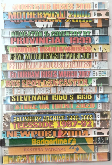 PMP TRANSPORT FILMS Bus Transport DVD's ~ Choose from list £10.00 ...