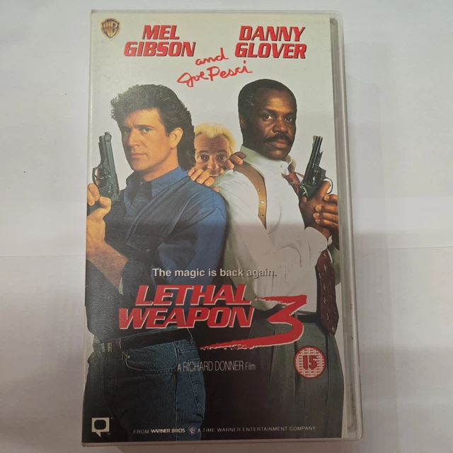 LETHAL WEAPON 3 (VHS Video, 1999) Mel Gibson / Danny Glover - Cop Action Movie £6.00 - PicClick UK