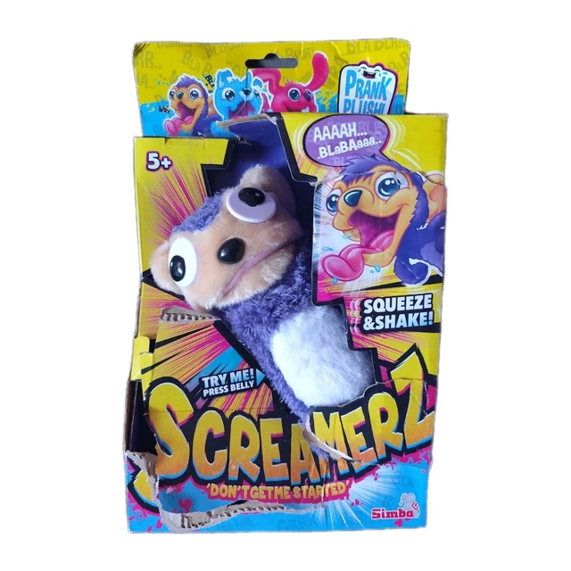 SCREAMERZ SIMBA BABBLING Monkey 30Cm Interactive Prank Soft Plush Toy £ ...