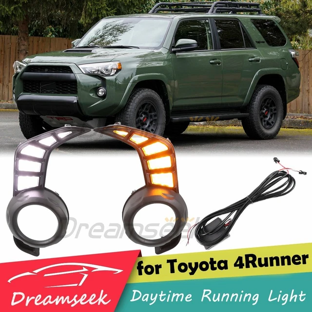 LED DRL DIURNE Feux Jour pour Toyota 4Runner 2014-2021 Style Mustang ...