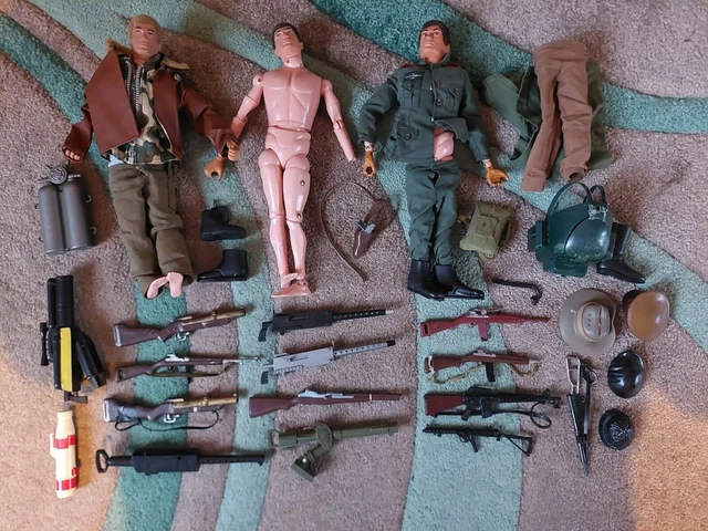 RARE VINTAGE 1964 Palitoy Action Man Bundle Figures Guns Accessories £ ...