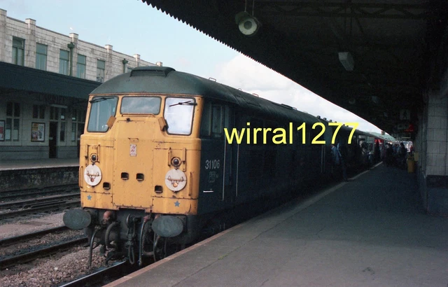 ORIGINAL RAILWAY NEGATIVE Class 31 31106 at Cardiff Central £3.00 ...