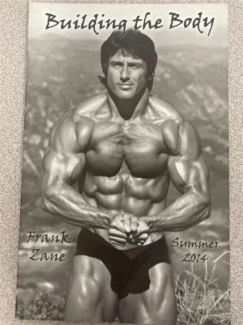 FRANK ZANE BODYBUILDING BUILDING THE BODY newsletter muscle booklet ...