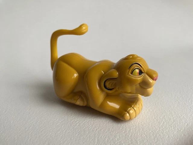 1994 THE LION king Burger King wind up pouncing pose simba figure very ...