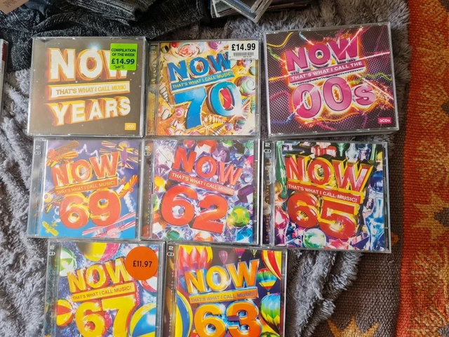 NOW THATS WHAT I Call Music *18CDs!* 62/63/65/67/69/70/Years/00s £12.15 ...