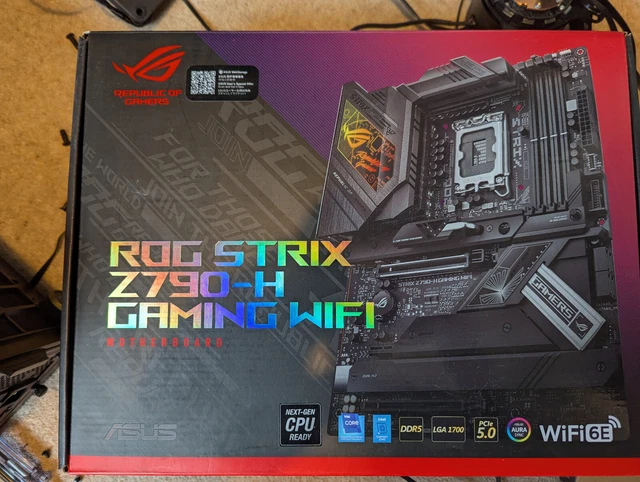 ASUS ROG STRIX Z790-H Gaming Wifi Motherboard + Intel Core i7-14700K ...