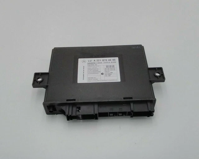 ORIGINAL MERCEDES-BENZ S-CLASS W221 Keyless Go Control Unit Siemens $52 ...