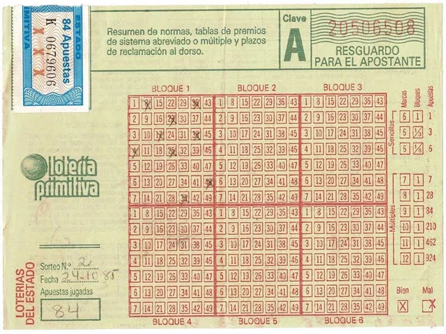 RESGUARDO LOTERÍA PRIMITIVA sellado 24-10-1985 EUR 2,60 - PicClick ES