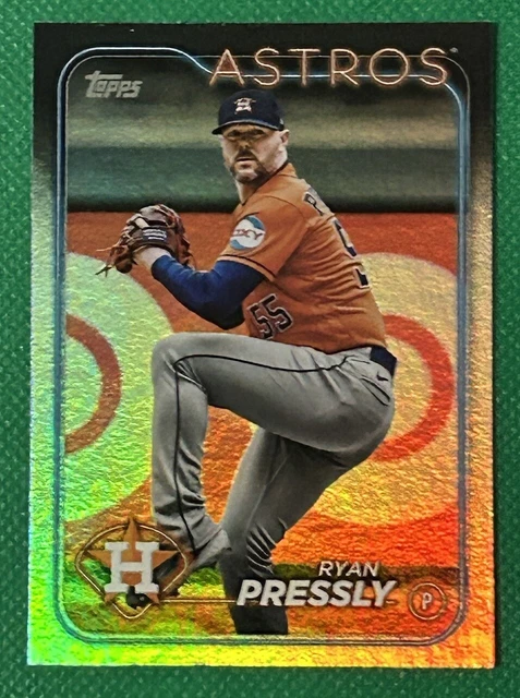 2024 TOPPS SERIES 1 RYAN PRESSLY feuille arc-en-ciel #331 Houston ...