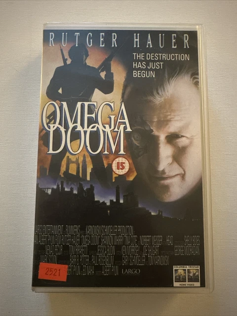 OMEGA DOOM - VHS PAL 97 SCI-FI Rutger Hauer ENG Language Post ...