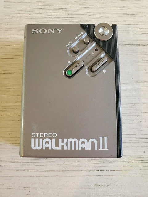 VINTAGE SONY WALK Man-2 Stereo Walkman II Cassette Player W/ Case FOR ...