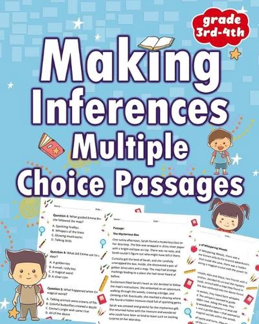 MAKING INFERENCES MULTIPLE Choice Passages 3rd and 4th Grade: Enhance ...