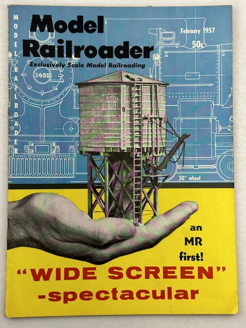 MODEL RAILROADER MAGAZINE - Feb 1957 - How-to - Railroading - Trains ...