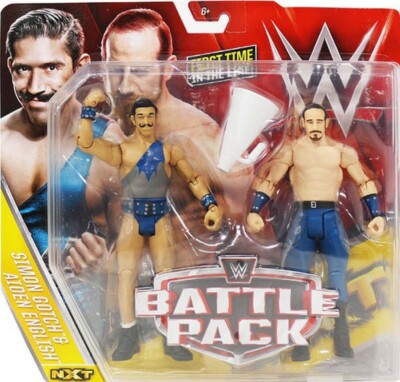 WWE BATTLE PK Series 41 SIMON GOTCH & AIDEN ENGLISH VAUDEVILLAINS Action Figure EUR 39,99 ...