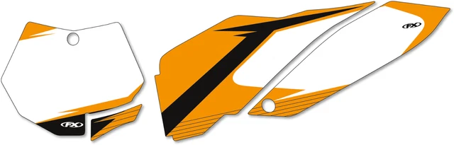 FACTORY EFFEX 14-64526 Graphic #Plt Sx125-450 Wt Ktm Sx 250 2012 EUR 78 ...