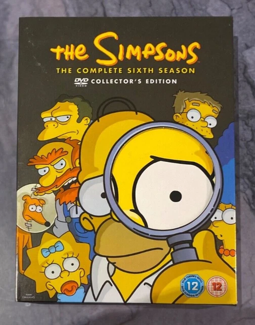 THE SIMPSONS COMPLETE Season 6 DVD 4 Discs £11.11 - PicClick UK