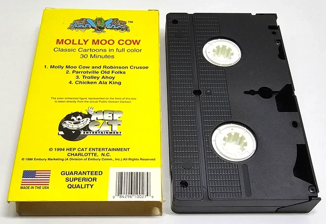 MOLLY MOO COW Plus Other Cartoon Classics VHS 1994 Like New £9.06 ...
