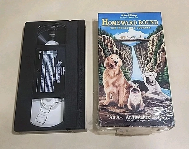 HOMEWARD BOUND: THE Incredible Journey (VHS, 1993) Walt Disney Family ...