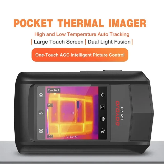 THERMAL IMAGING CAMERA Portable Thermal Imager Touch Screen Super IR ...