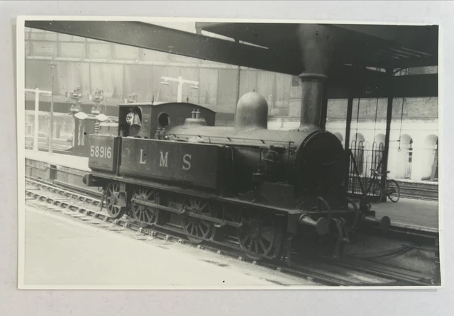 LMS RAILWAY LOCOMOTIVE Photograph - 58916 Birmingham New St Station ...