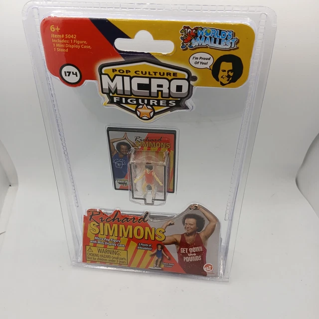 WORLDS SMALLEST RICHARD Simmons Pop Culture Micro Figure - Brand New In ...