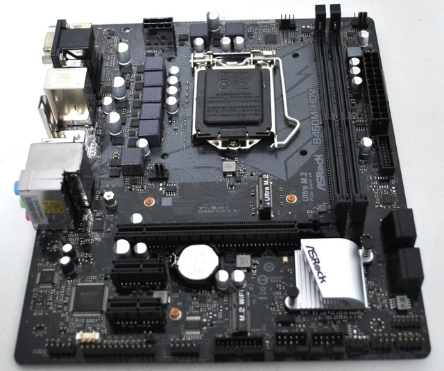 ASROCK B460M-HDV SOCKET 1200 B460 Motherboard With IO Shield £129.95 ...