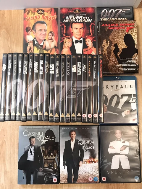 BOND COLLECTION EVERY Film-Special Edition Collage Edge Bundle-54+Hrs ...