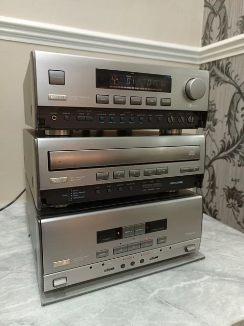 YAMAHA HIFI AUDIO Stereo Stack Separates System RX-S70 CDC-S90 KXW-S70 ...