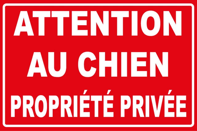 PANNEAU ATTENTION AUX chiens en pvc au format 100x150mm lot de 2 pièces ... PANNEAU ATTENTION AUX chiens en pvc au format 100x150mm lot de 2 pièces ...