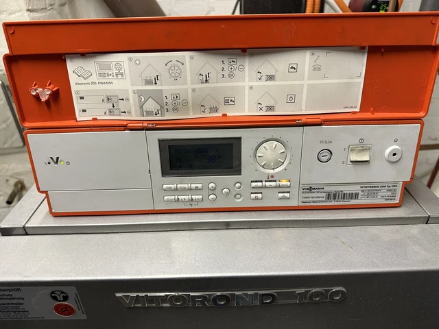 VIESSMANN VITOROND 100 Öl Heizkessel mit Steuerung 30KW 3000 Liter EUR ...