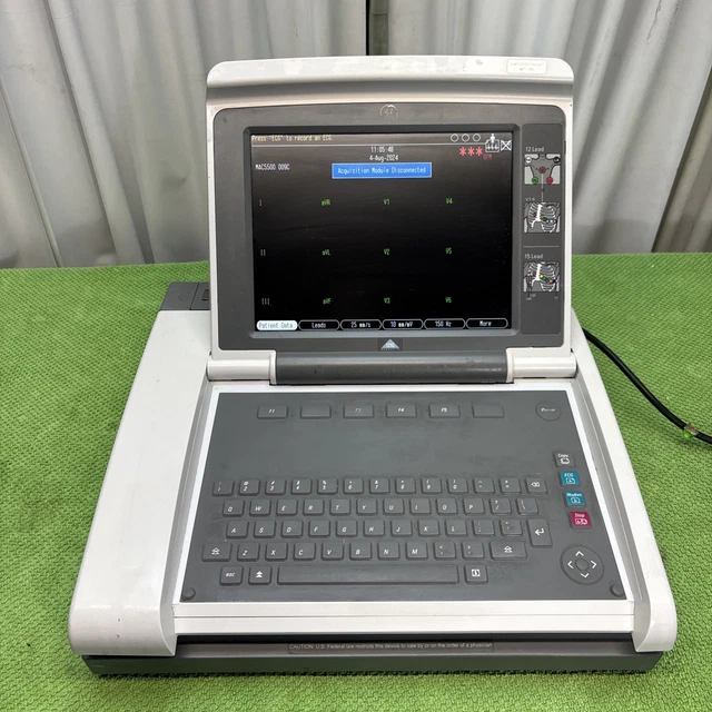 GE MAC 5500 HD Sistema Elettrocardiogramma a Riposo Macchina ECG con ...