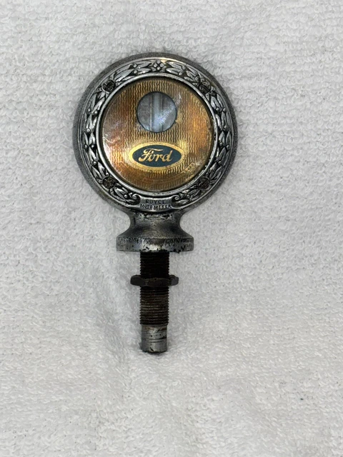 VINTAGE FORD BOYCE Moto Meter Radiator Cap Model A Temperature Gauge £ ...