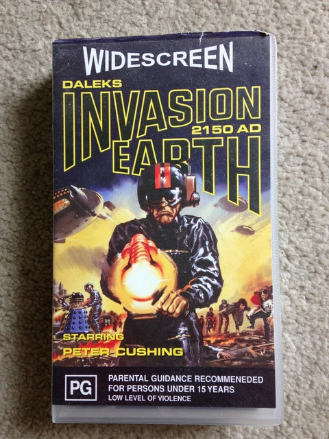 DOCTOR WHO DALEKS Invasion Earth 2150 AD Peter Cushing Video Cult Movie ...